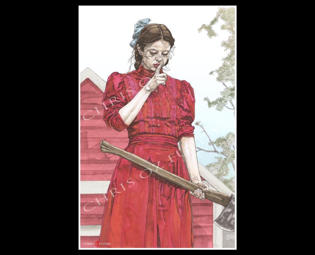 Pearl Horror Movie Poster Art Print Signed by Chris Oz Fulton - Etsy