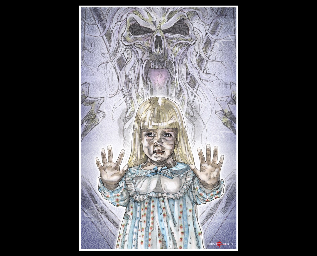 Poltergeist Horror Movie Art Print Signed by Artist Chris Oz Fulton - Etsy
