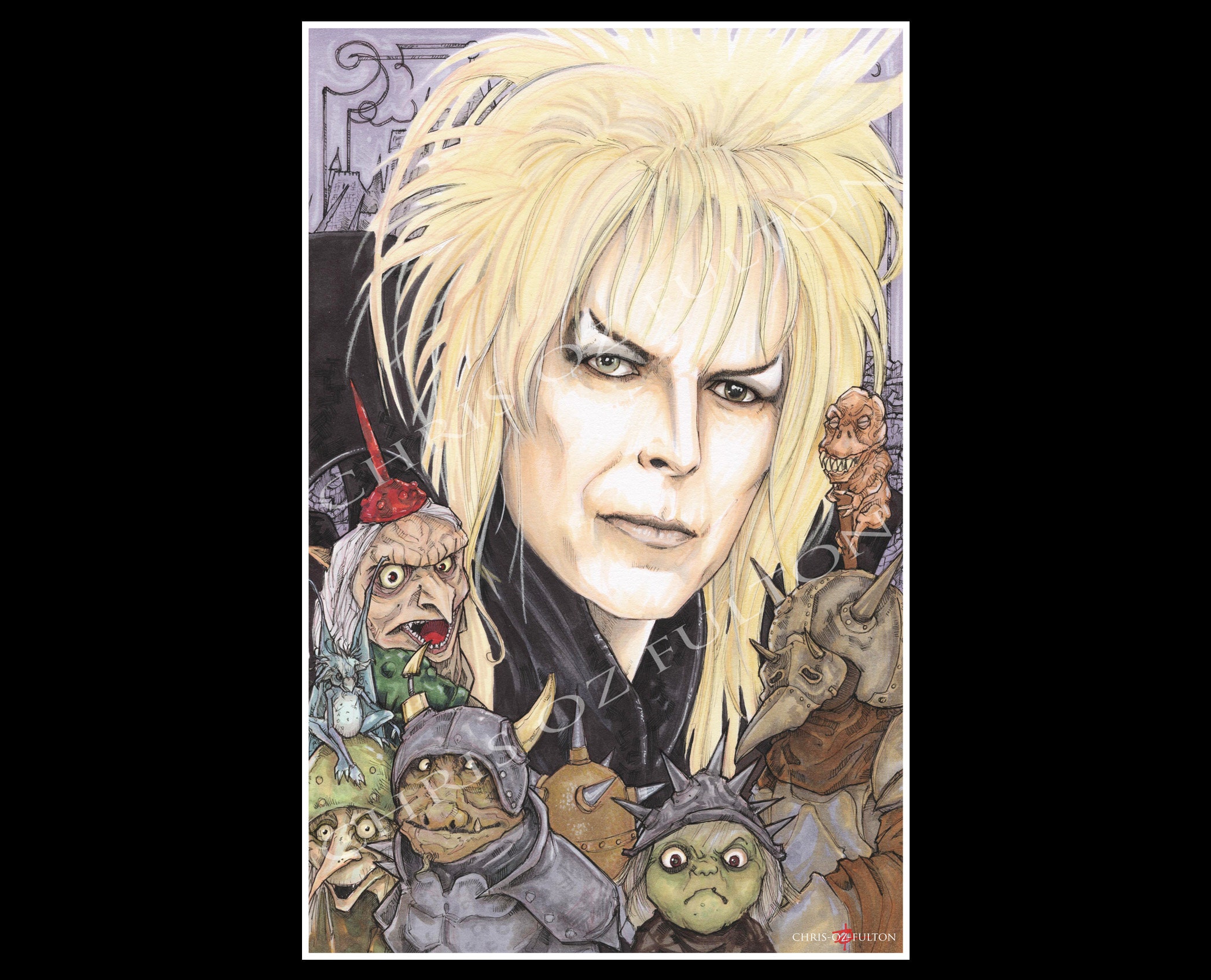Labyrinth Jareth Toby and Sarah Set of 3 11x17 Poster Prints | Etsy