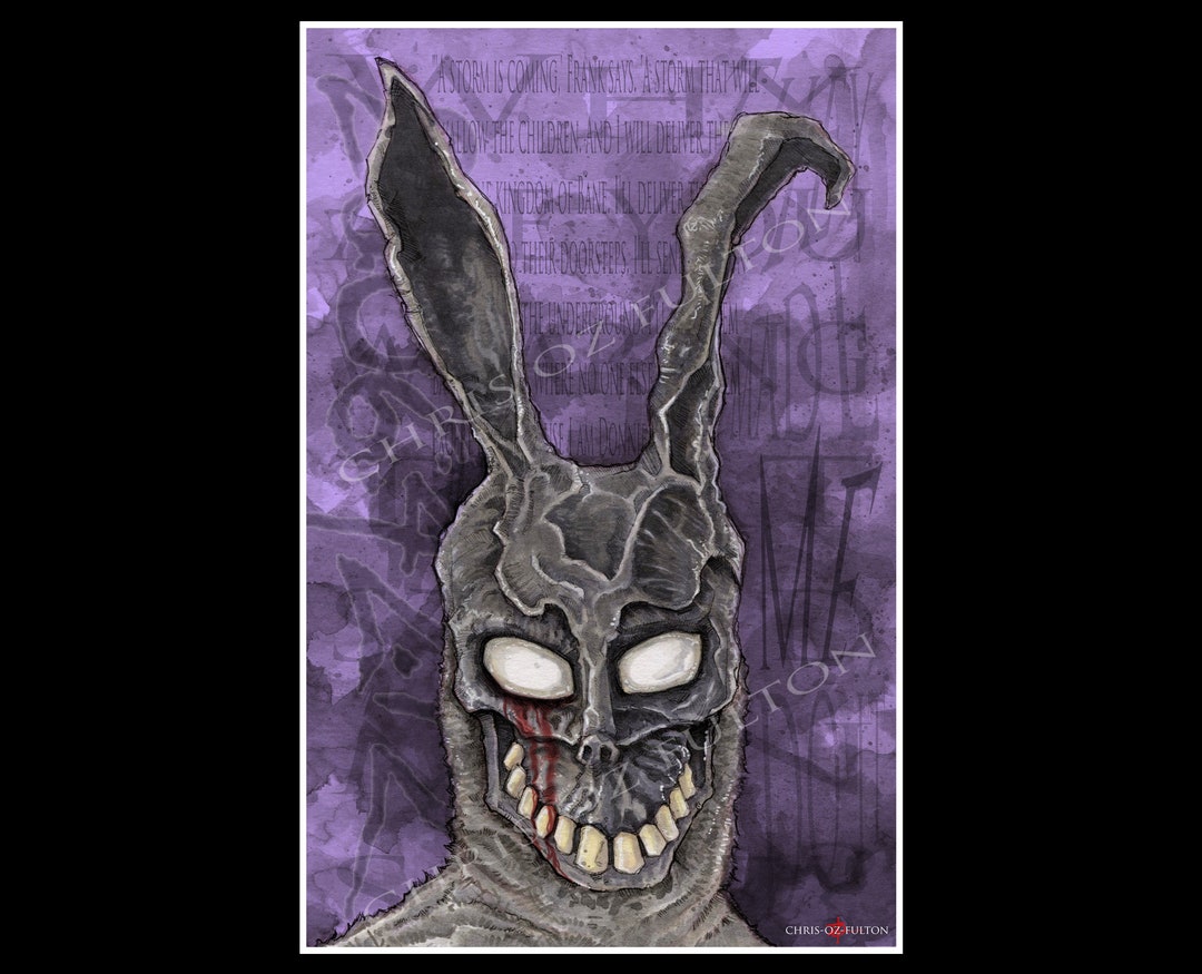 Donnie Darko Frank the Rabbit Movie Poster Print by Chris Oz Fulton - Etsy