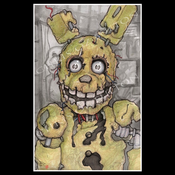Spring Bonnie Mask - Etsy