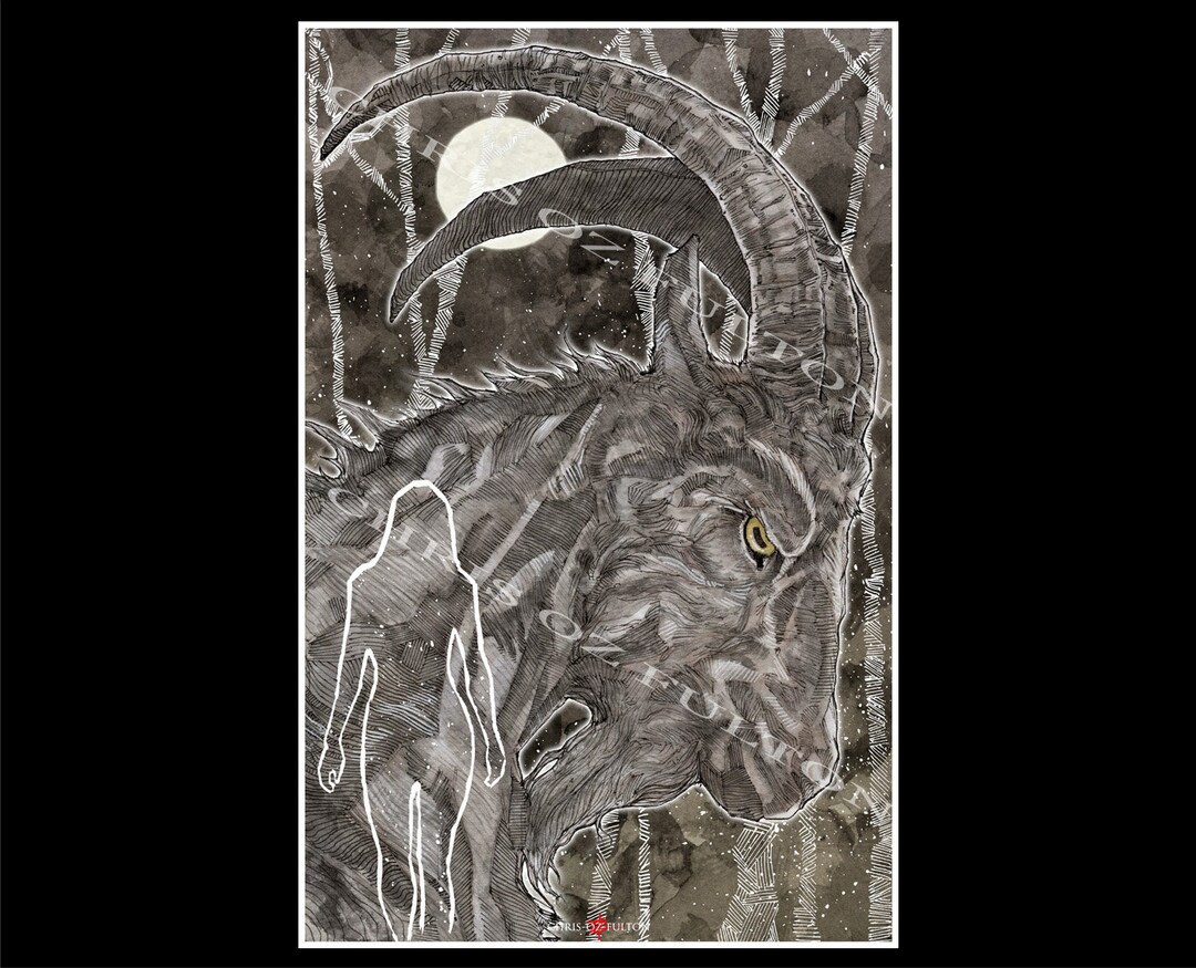 Black Phillip the Witch Horror Movie Poster Wall Art Print Signed by ...