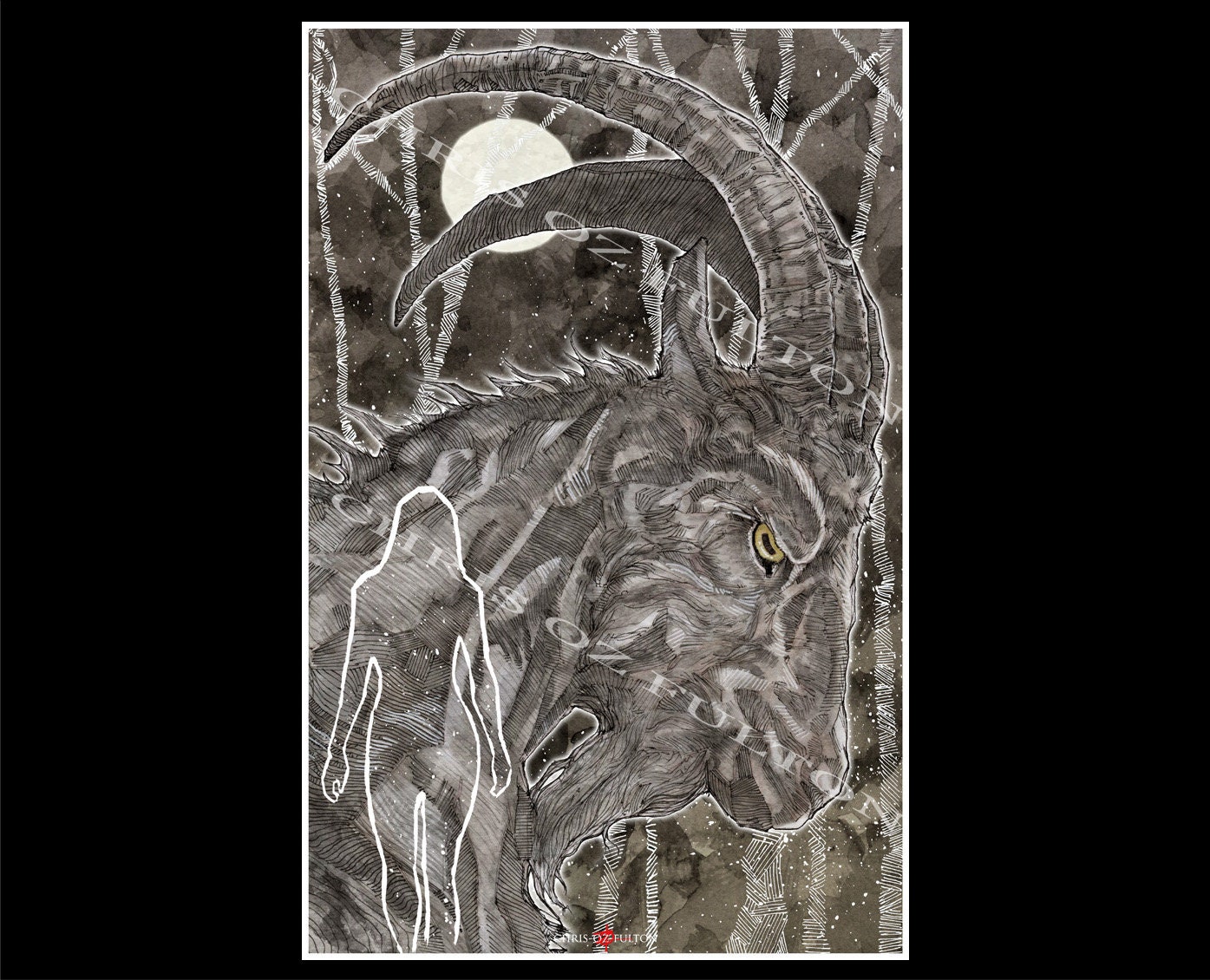 Black Phillip the Witch Horror Movie Poster Wall Art Print Signed by ...