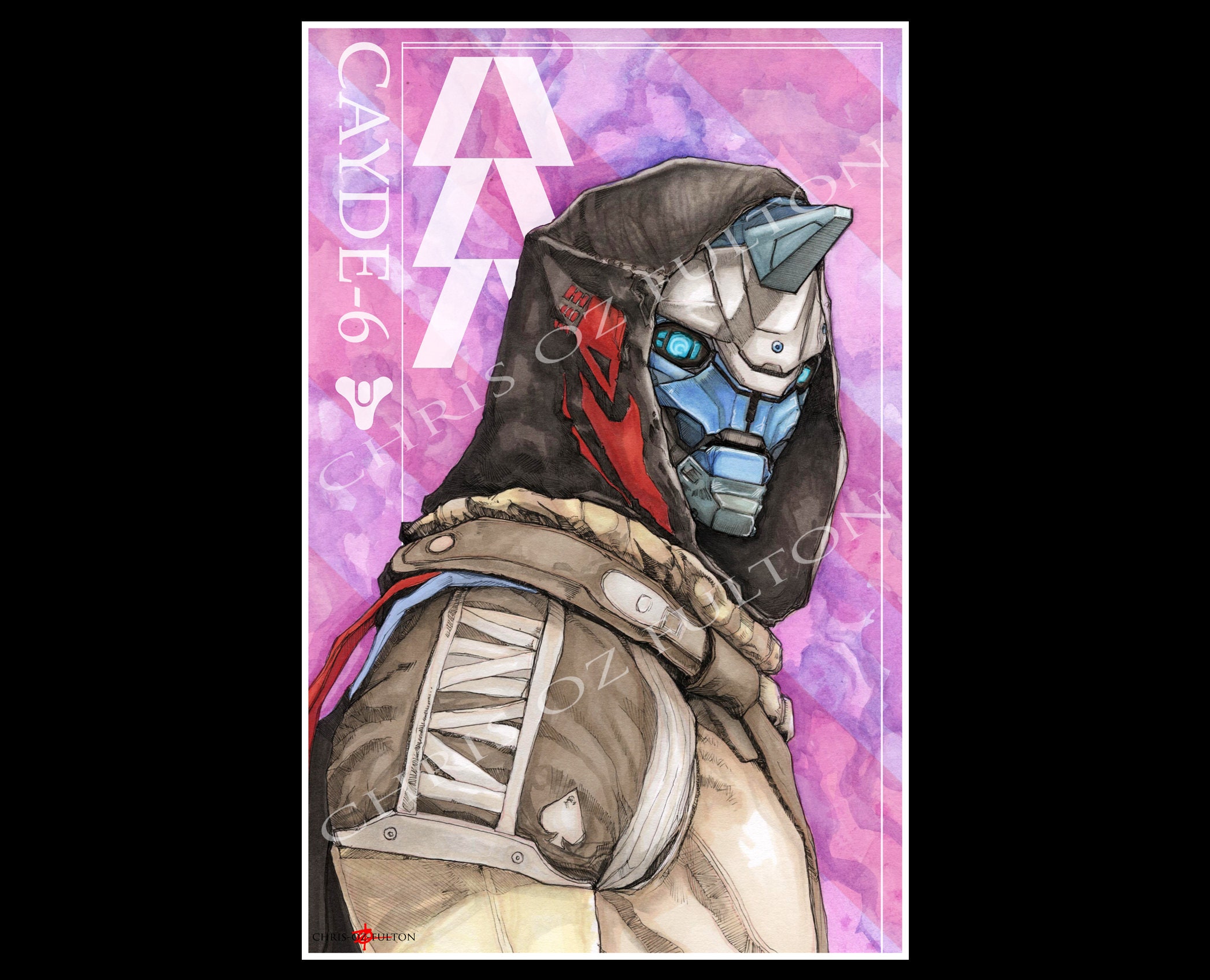 Destiny 2 Cayde-6 Poster Print Chris Oz Fulton - Etsy UK