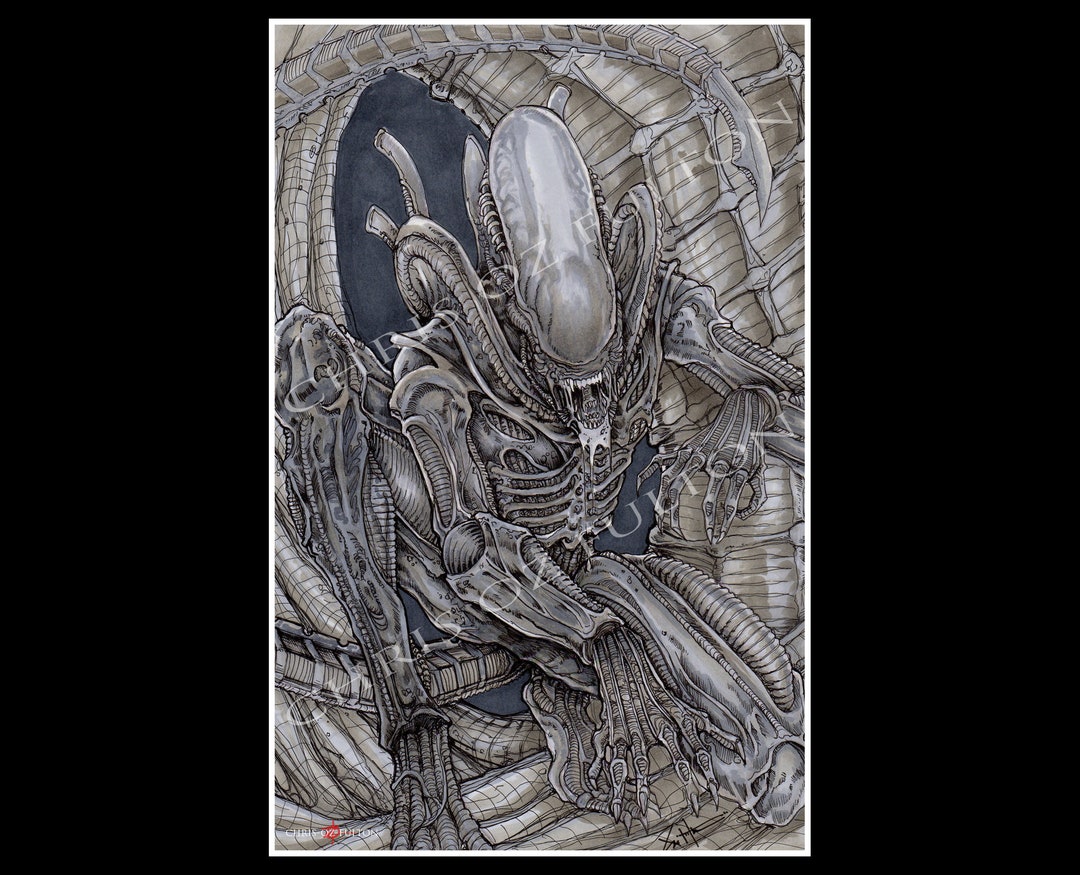 Alien Xenomorph Poster Print - Etsy