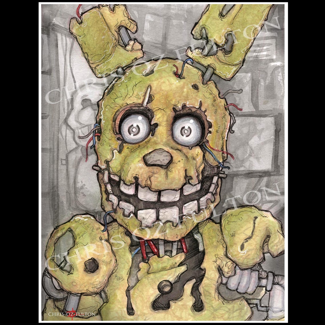 Five Nights at Freddy's Spring Trap Poster Print - Etsy