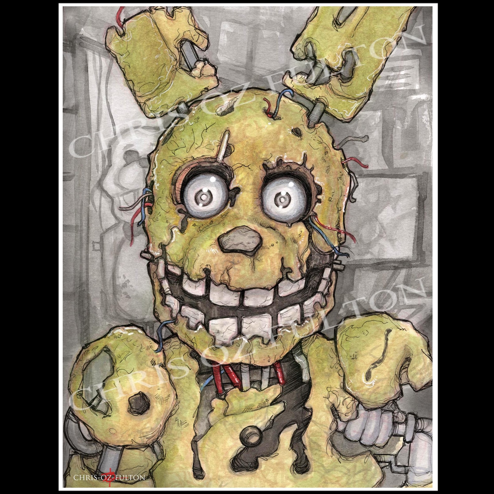 Five Nights at Freddy's Spring Trap Poster Print - Etsy