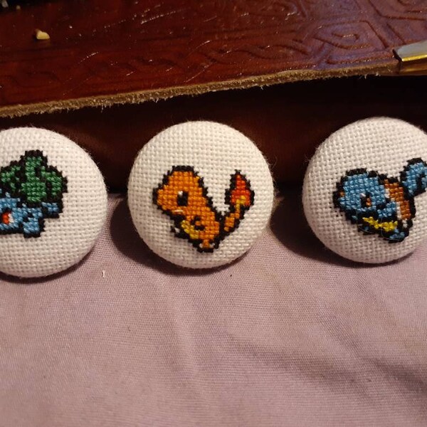 Cross Stitch Button - Etsy