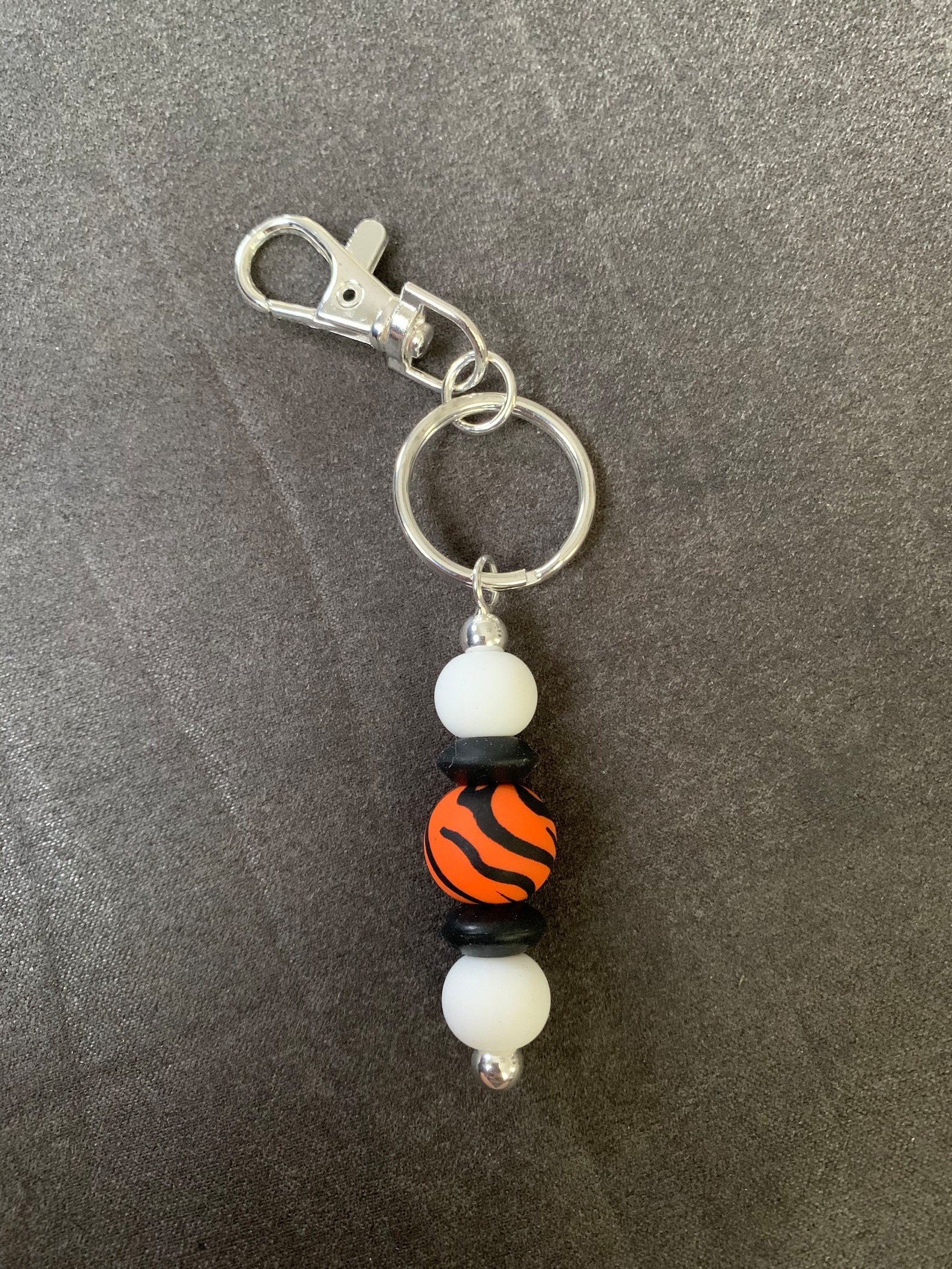 Silicone Beaded Keychain Silicone Beaded Backpack Tag Silicone Beaded ...