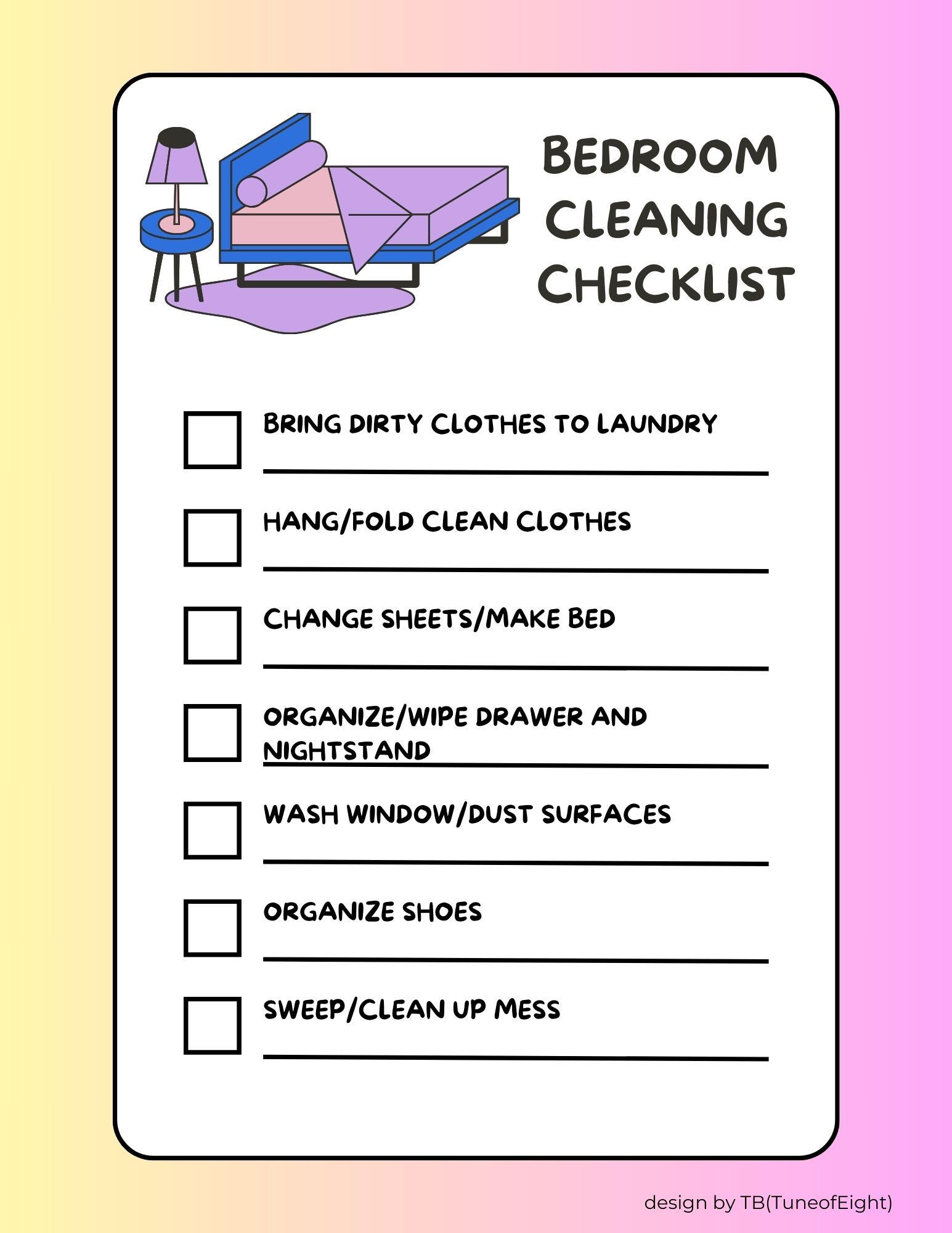 Bedroom Cleaning. Bedroom Checklist. Kids Chore List. Chore List. Girl ...
