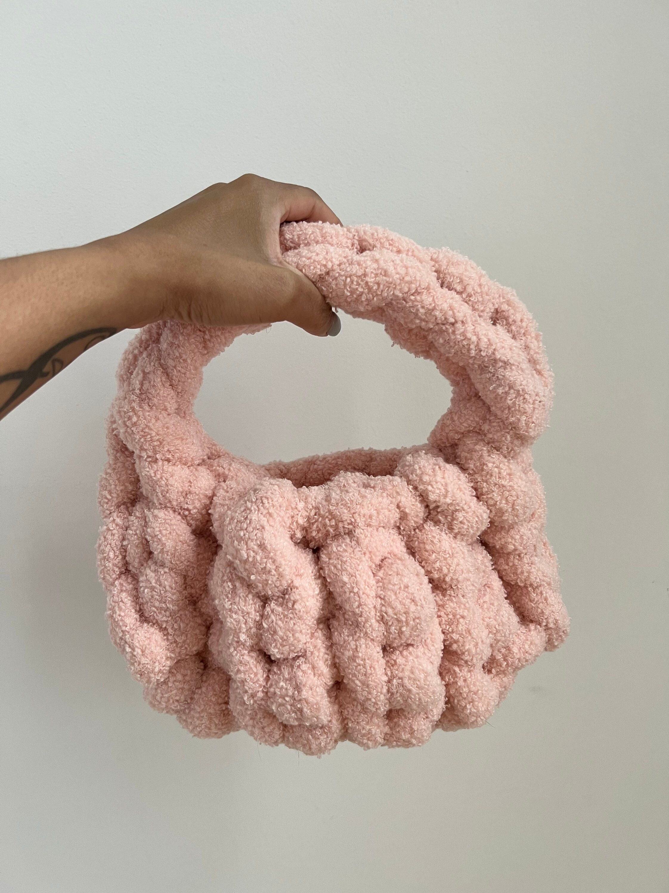 The Mel Mini Chunky Knit Crochet Handmade Bag (multiple Colors) - Etsy