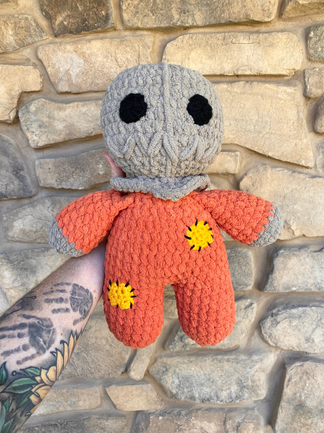 Ready to Ship Crochet Sam Doll// Halloween Doll// Sam Doll Plushie - Etsy
