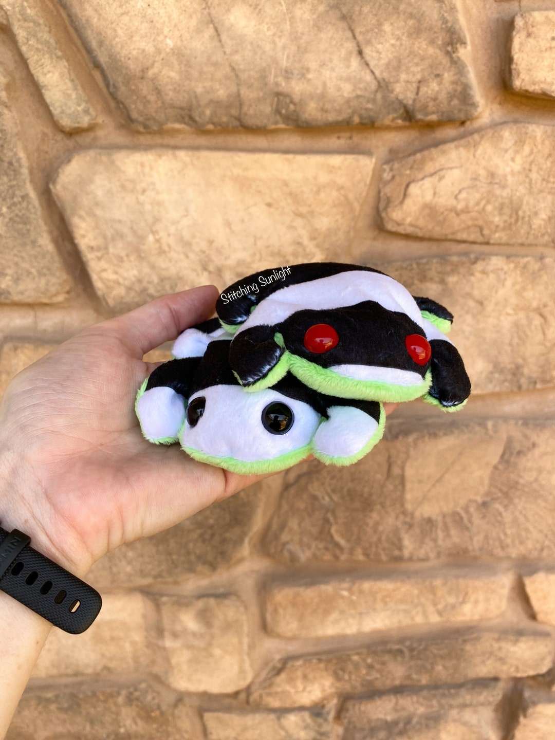 Frog Plush Halloween Theme// Spooky Bean Bag Frog// Pocket Frog - Etsy