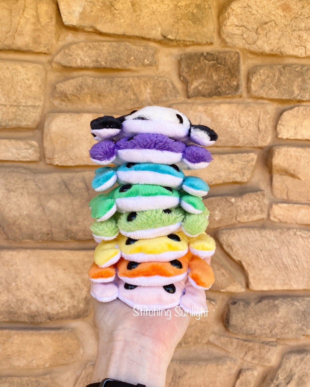 Frog Plush Ready to Ship// Pocket Frog Plushie// Bean Bag Frog// Toad ...