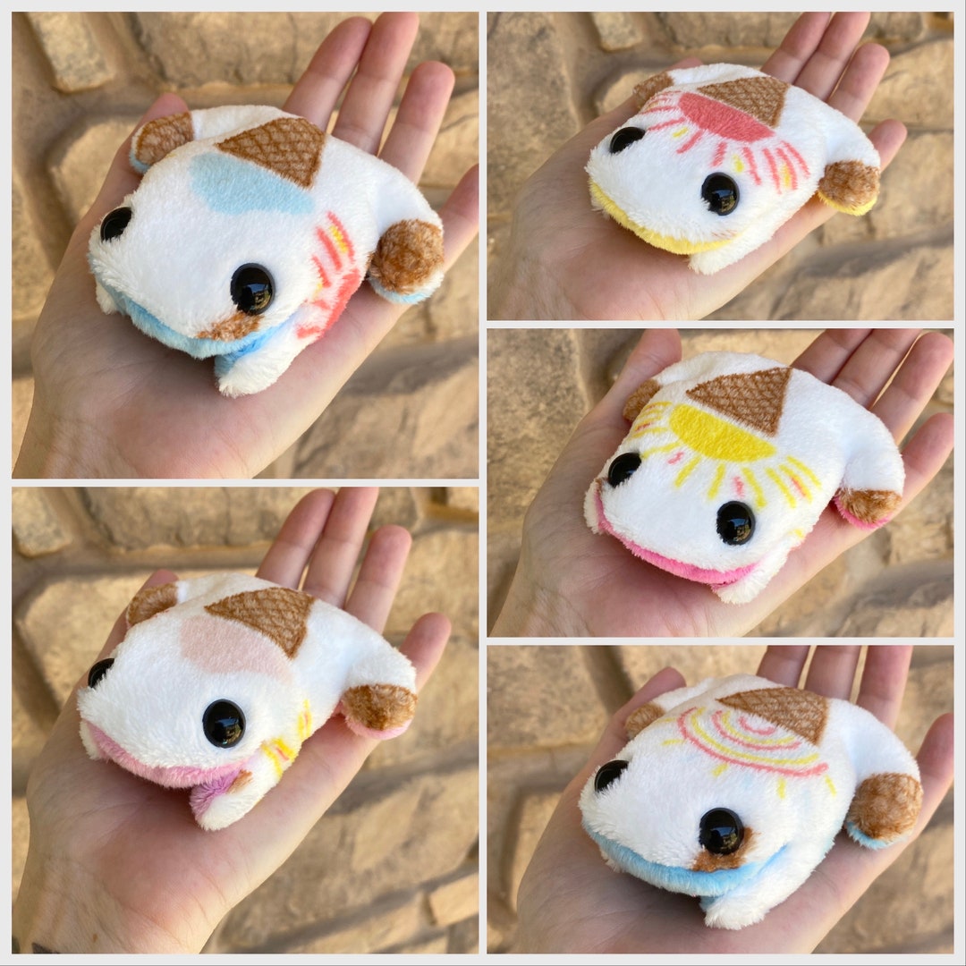 Ice Cream Frog Plush// Pocket Frog Plushie// Bean Bag Frog// Toad ...