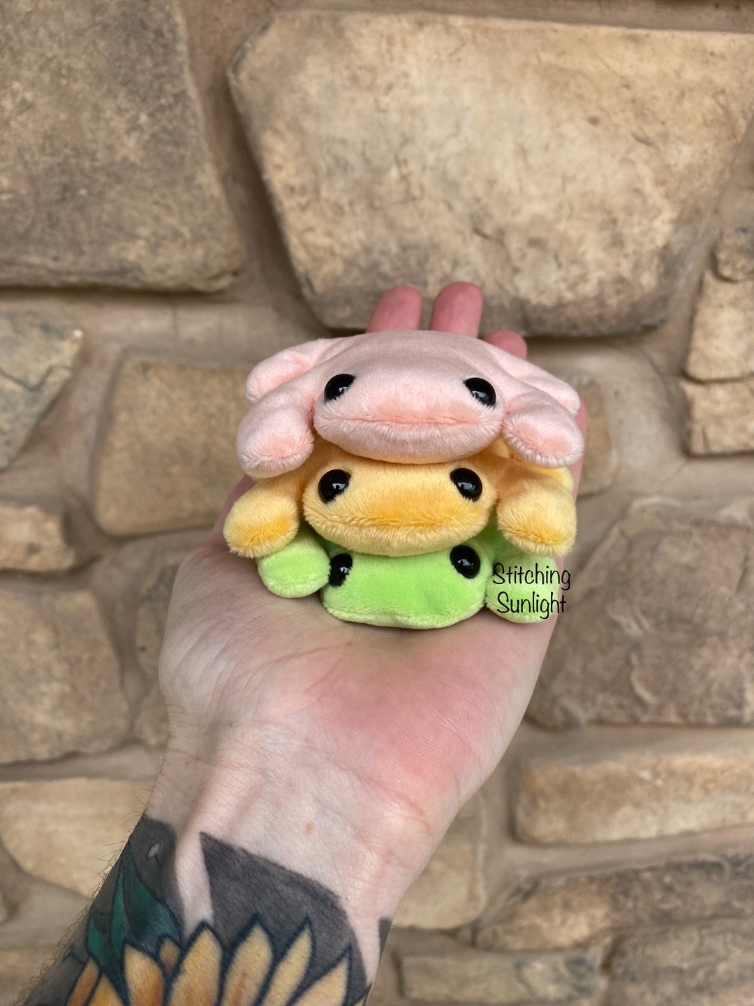 Stretchabie MINI Frog Plush// Stretchy Pocket Frog Plushie// Bean Bag ...