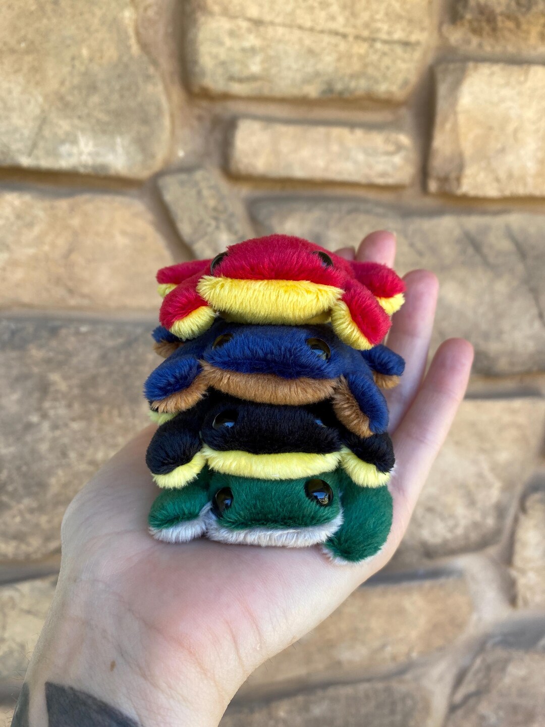 Mini Wizard House Frog Plush// Mini Pocket Frog// Bean Bag Frog// Toad ...