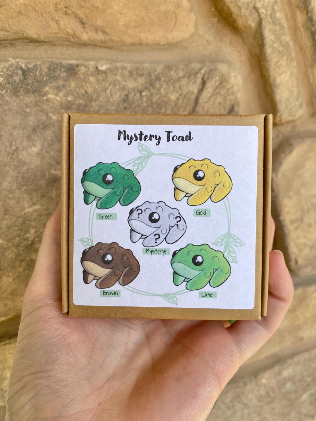 Surprise Toad Plush Box// Pocket Toad Plushie// Bean Bag Toad - Etsy