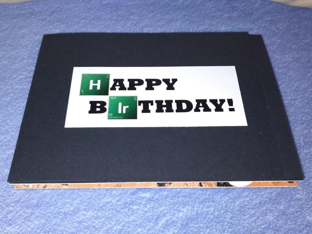 Breaking Bad Pop-up Birthday Card - Etsy