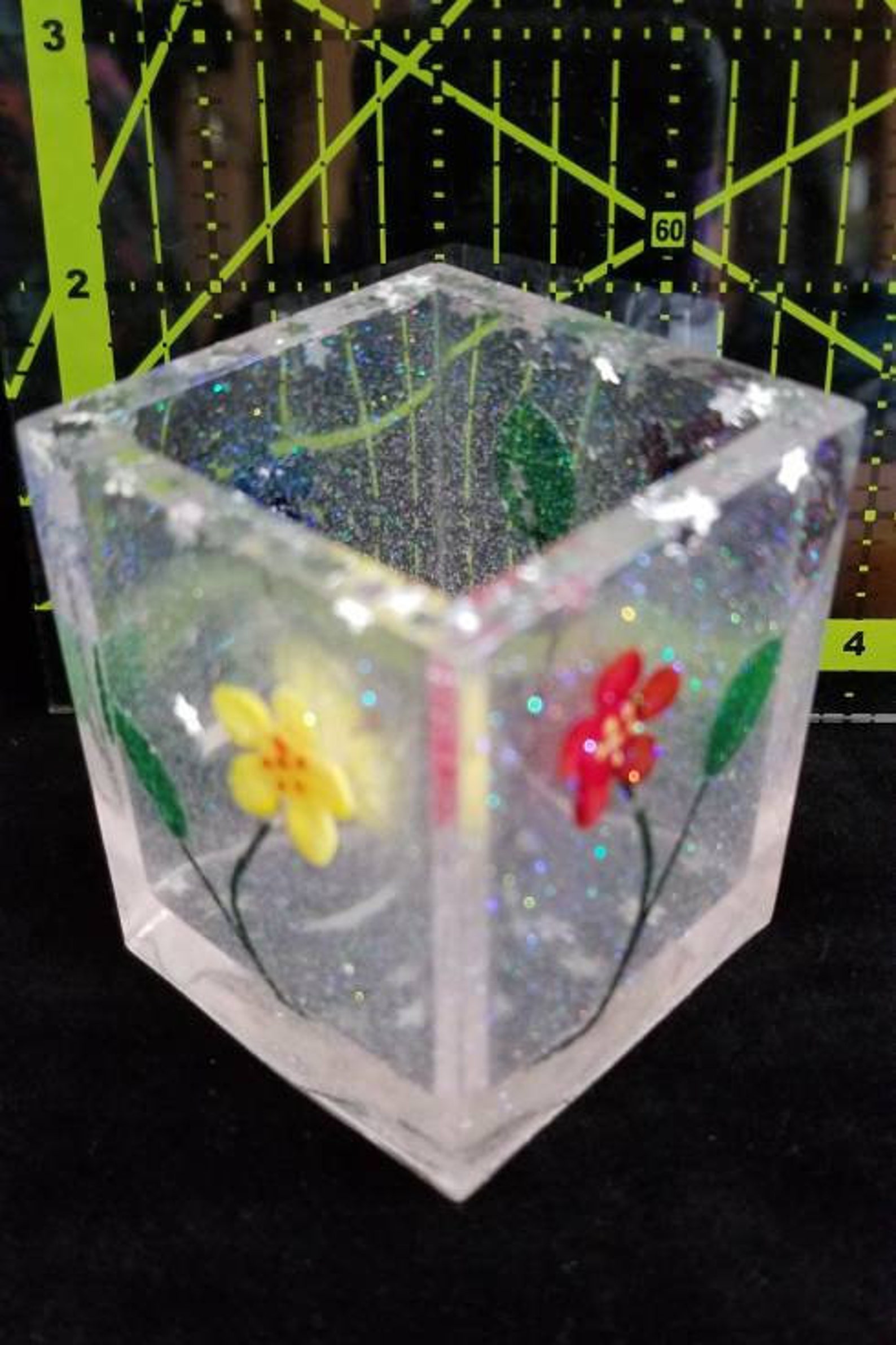 Beautiful Handmade Resin Votive Candle Holder - Etsy