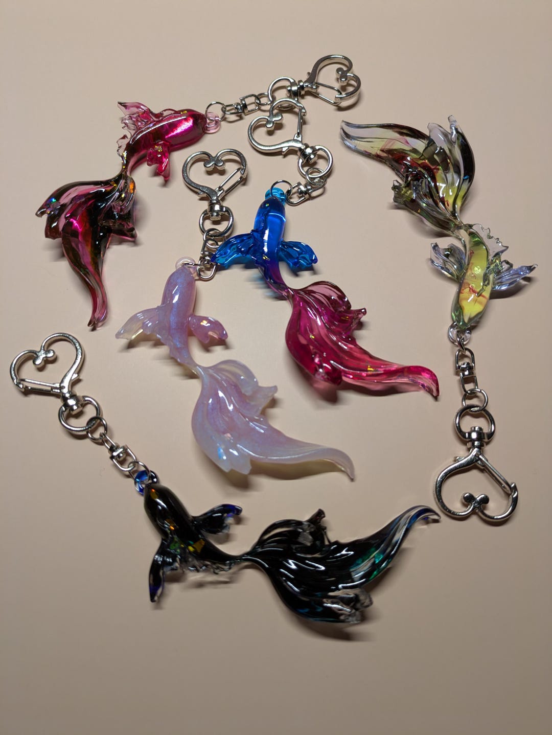 Hand-created Resin Betta Fish Keychains – Unique Aquatic Jewelry - Etsy