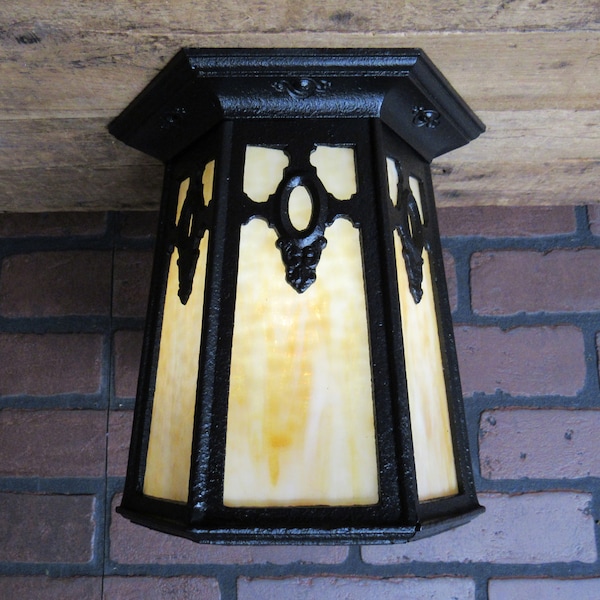 Antique Porch Light - Etsy