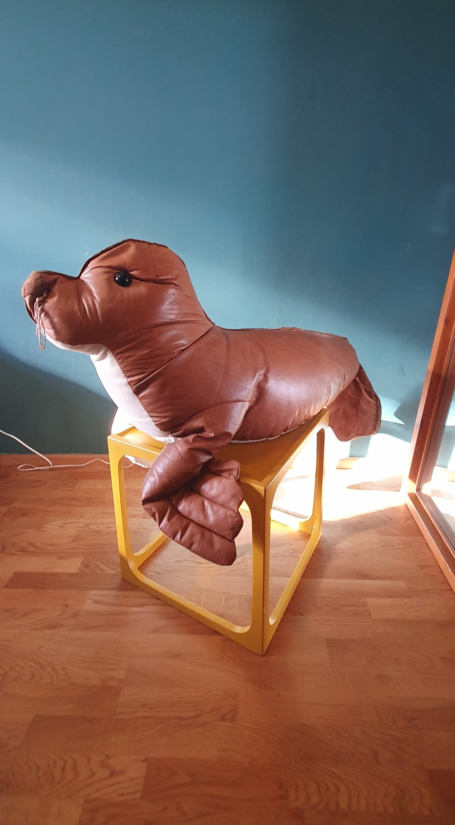XXL Vintage Seal Leather Therapy Toy Renate Müller / Dimitri Omersa 70s ...