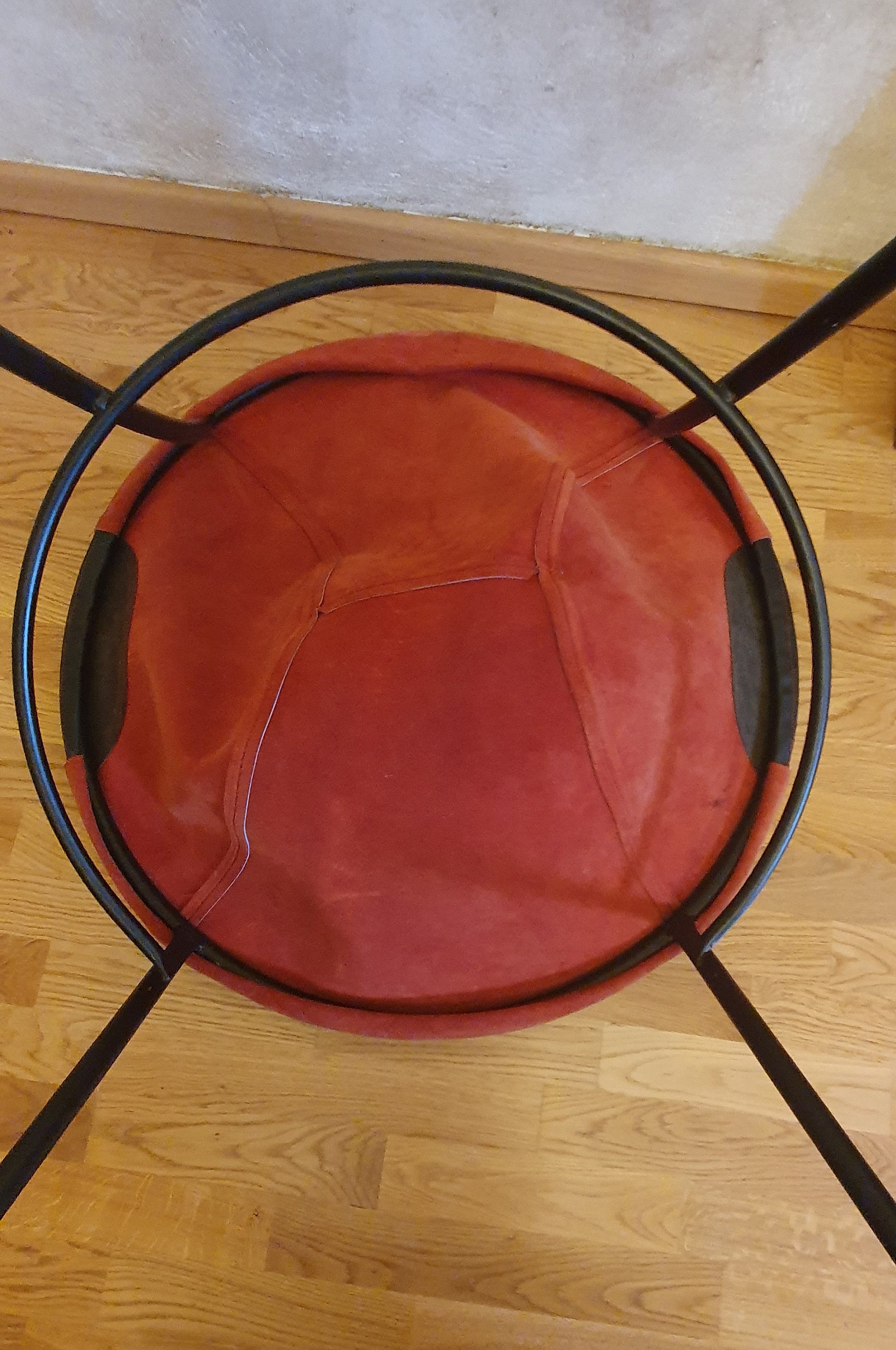 Orig. Balloon Chair Stool Hans Olsen Denmark Lea Design Suede - Etsy