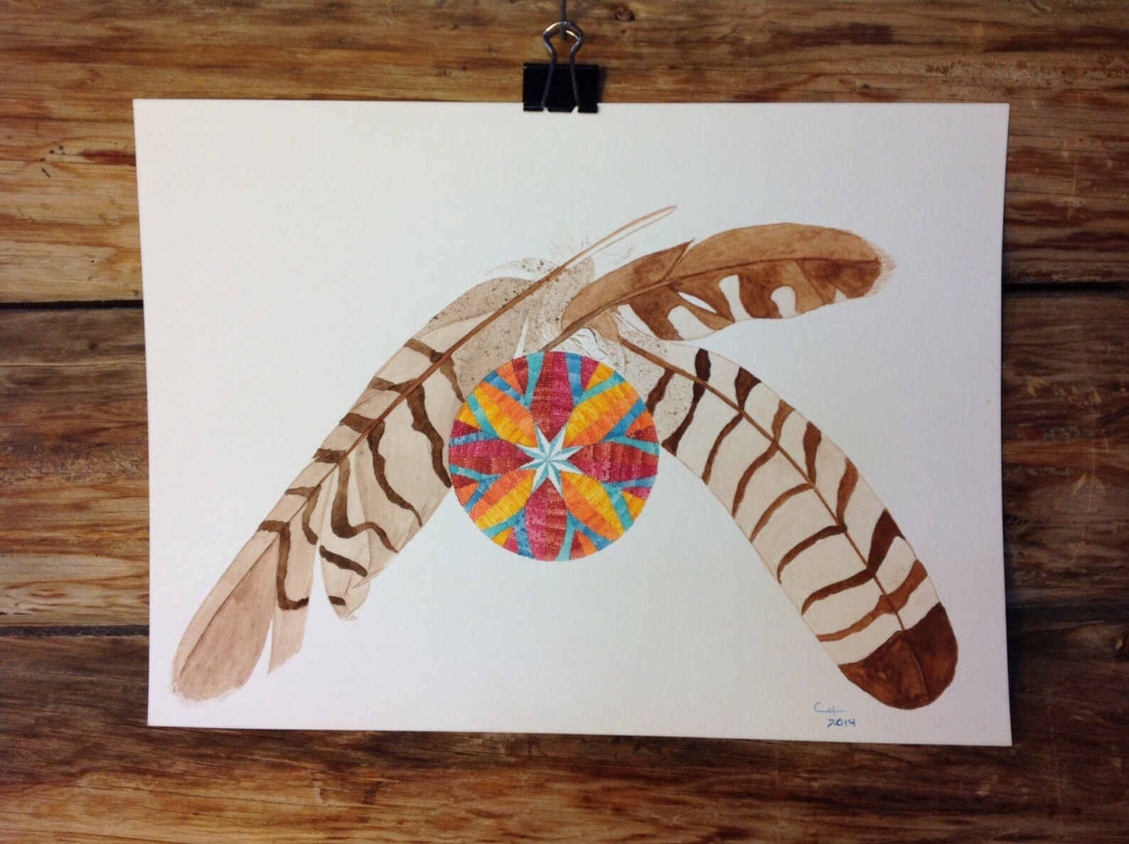 Native American Inspired Art Fine Art Print Watercolor - Etsy