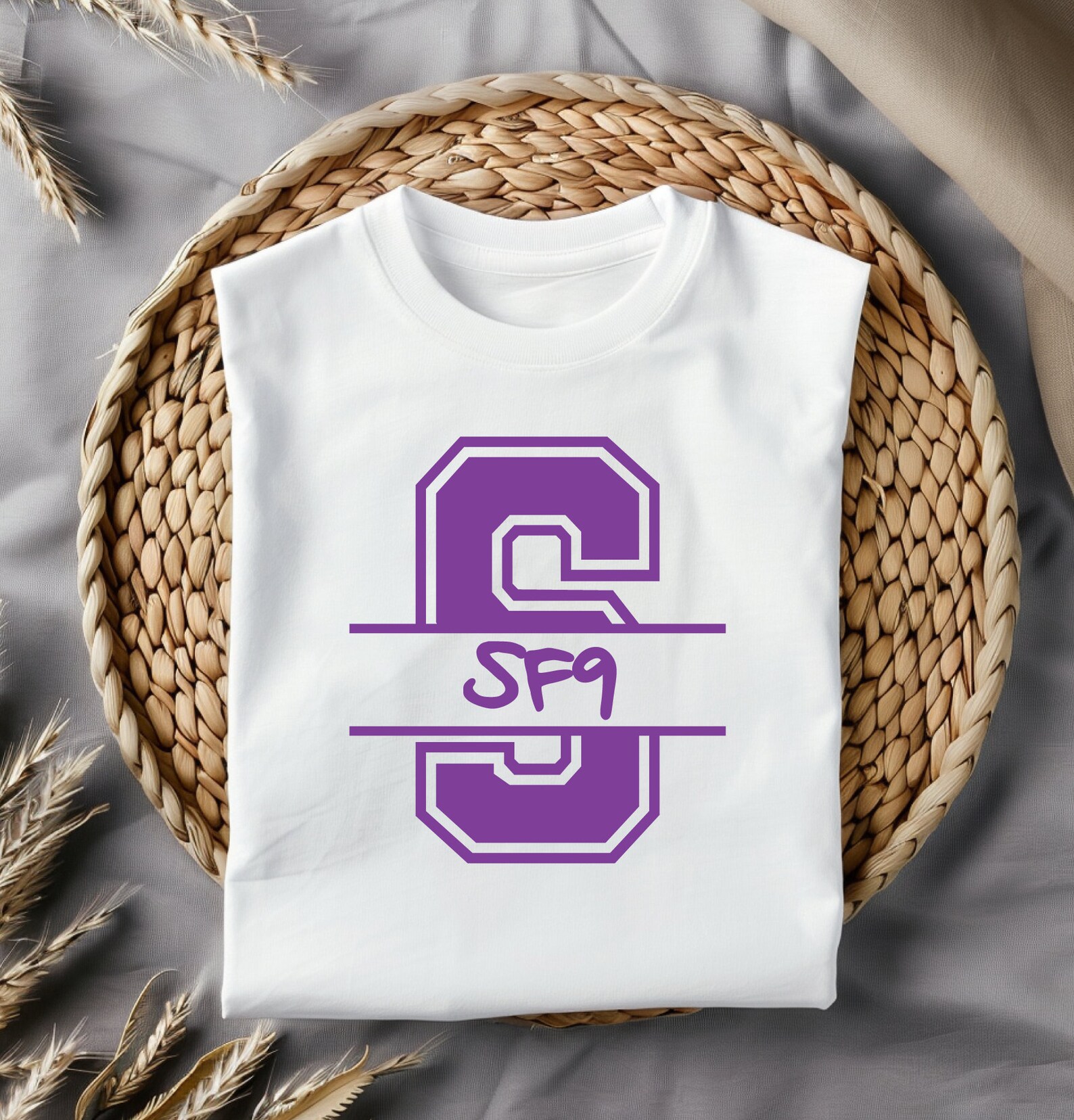 SF9 Varsity Monogram Vector Files Svg, Png, Jpg, Eps Cut Files for ...