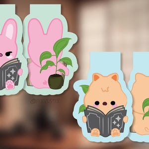 SKZ Stray Kids Skzoo Character Bookmark | Magnetic | Bookish Gift ...