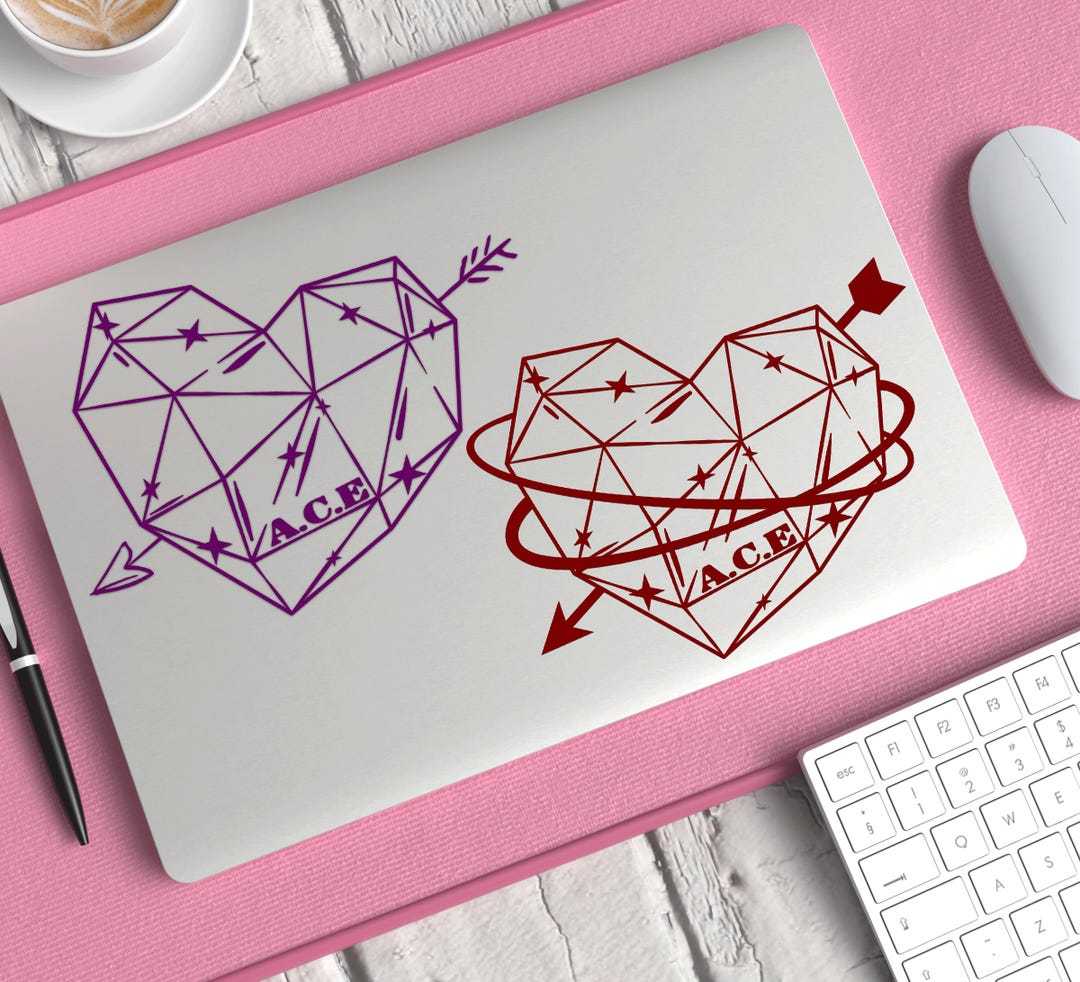 A.C.E Pinata Crystal Heart Vinyl Decal Kpop Decal Removable & Permanent ...