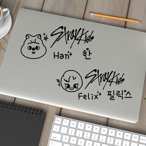 Stray Kids SKZOO Character Logo and Name Decal | Removable & Permanent ...
