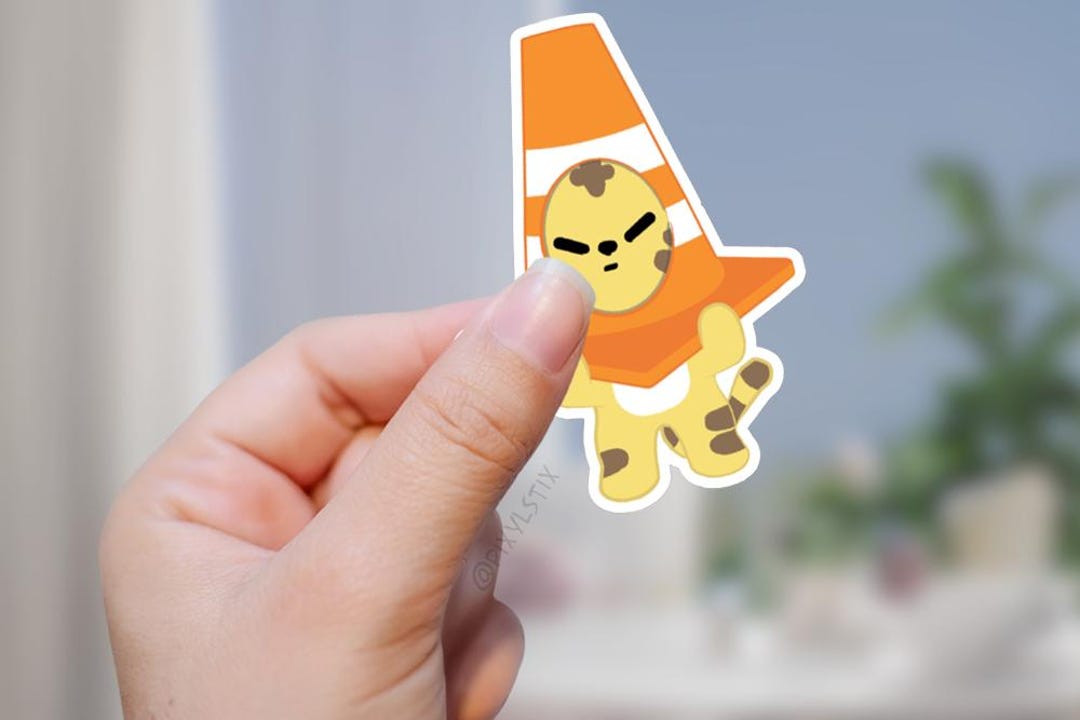 SVT Seventeen Hoshi Miniteen 'traffic Cone' Sticker | Laminated Die Cut ...