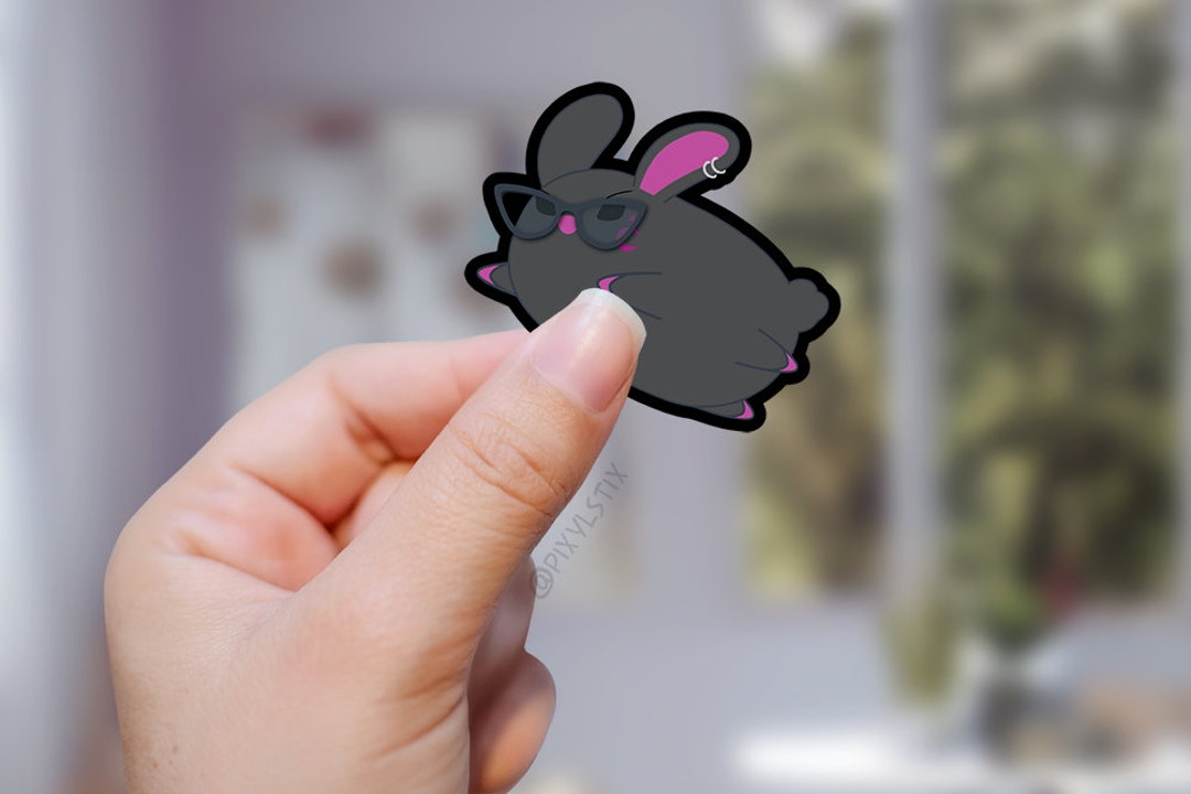 ATZ Ateez Crazy Form Bunny Rabbit Mito Marshmallow Sticker Laminated ...