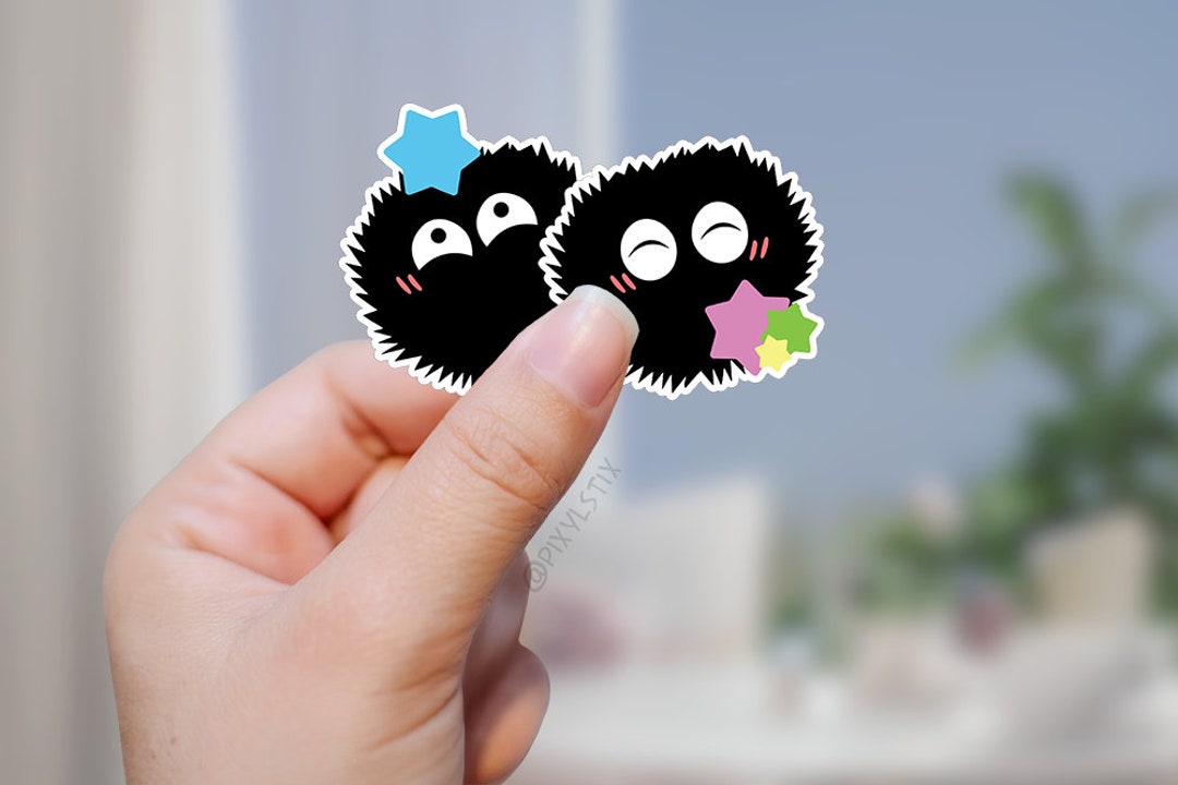 Soot Sprite Sticker Pair - Etsy