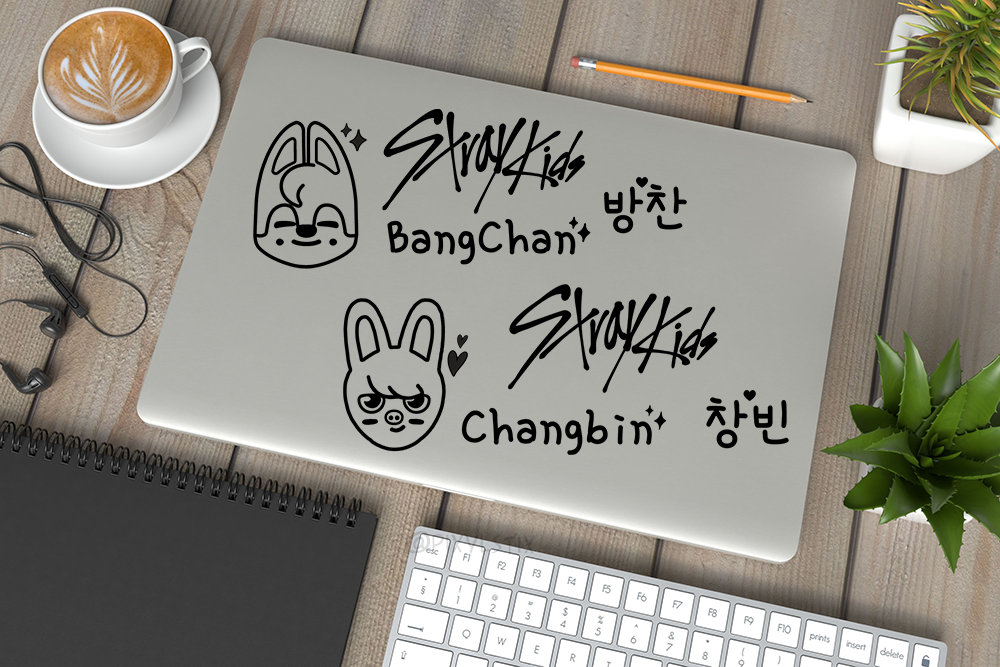 Stray Kids SKZOO Character Logo and Name Decal | Removable & Permanent ...