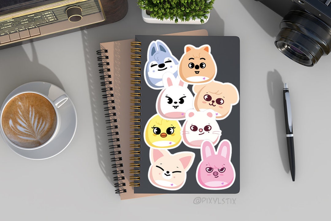 SKZ Stray Kids Skzoo Character Chibi Marshmallow Sticker | Laminated ...