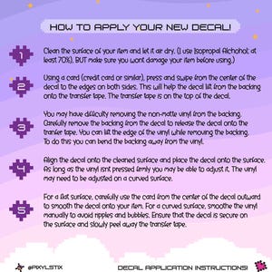 ATZ Ateez Aniteez Character Face Decal | Removable & Permanent | for ...