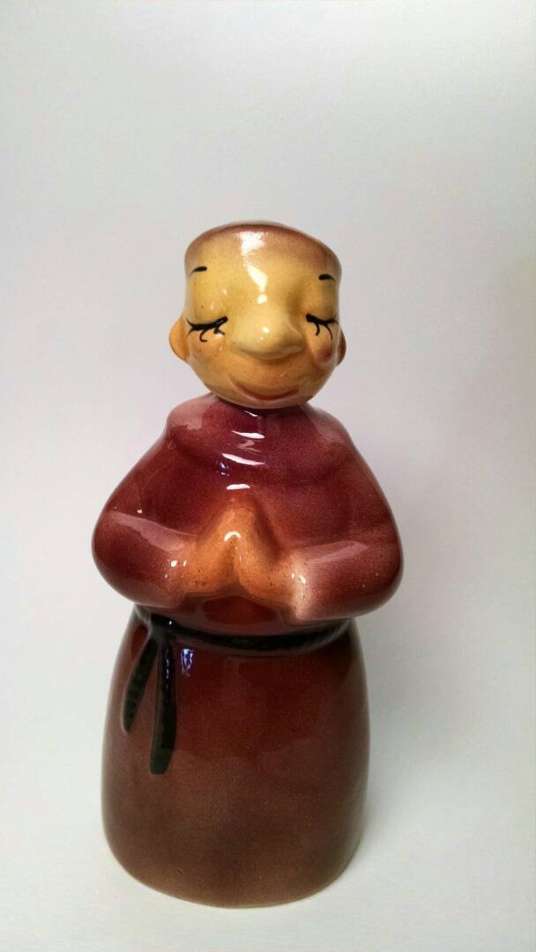 1950's Ceramic Monk Decanter. - Etsy