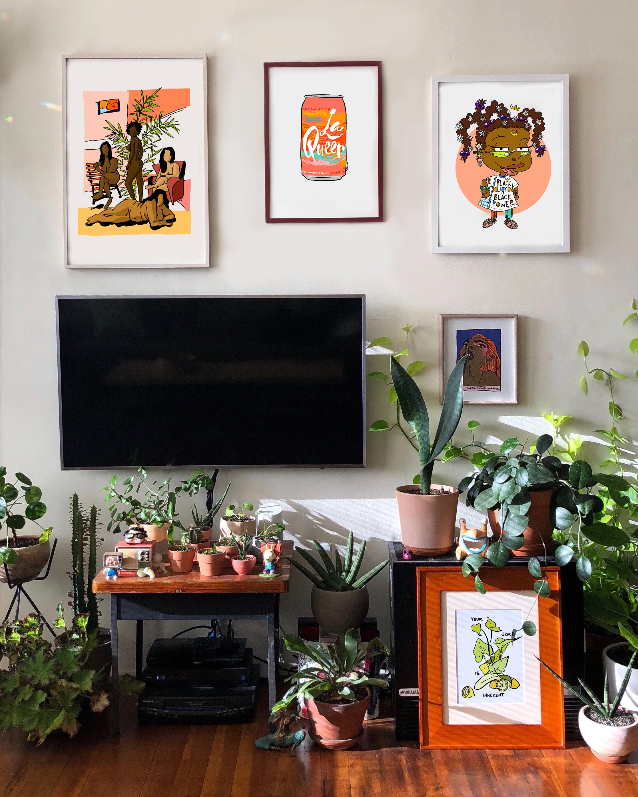 Susie Black Joy, Rugrats Wall Art, 90's, Melanin, Black Cartoons, Wall ...