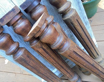 Wood table legs | Etsy