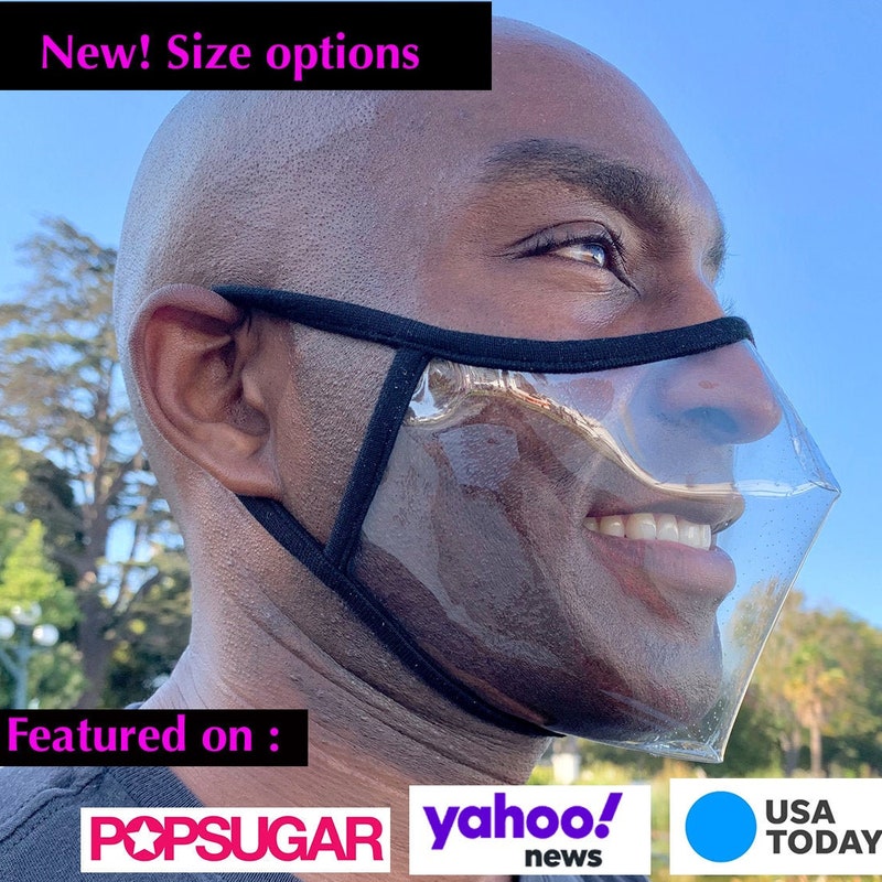 See Thru Mask - Etsy