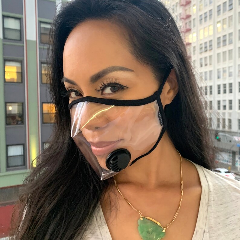 Anti-Fog 100% Clear Transparent Face Mask THE REVEAL for Lip | Etsy