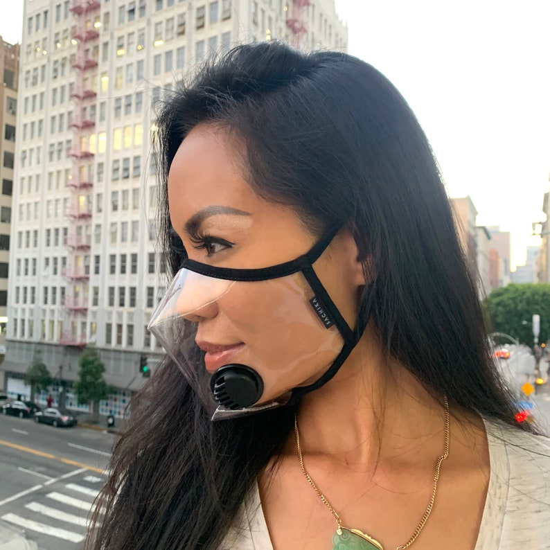 100% Clear Face Mask The REVEAL quality mask for Lip Reading | Etsy