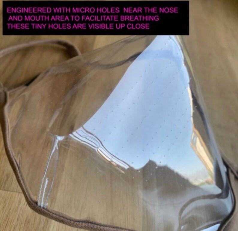 Bundle of 5 Clear Face Masks, Great for Gift, for Your Loved Ones ...