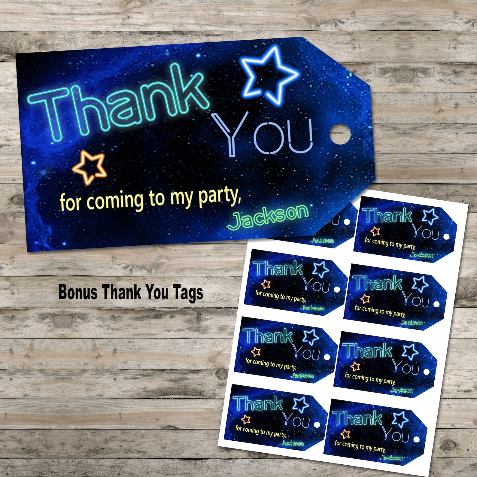Boys Jump Birthday Party Invitation Personalized Digital, With Bonus ...