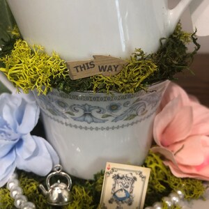 Alice in Wonderland, Mad Hatter, Tea Party Centerpiece, Teacup, Bridal ...
