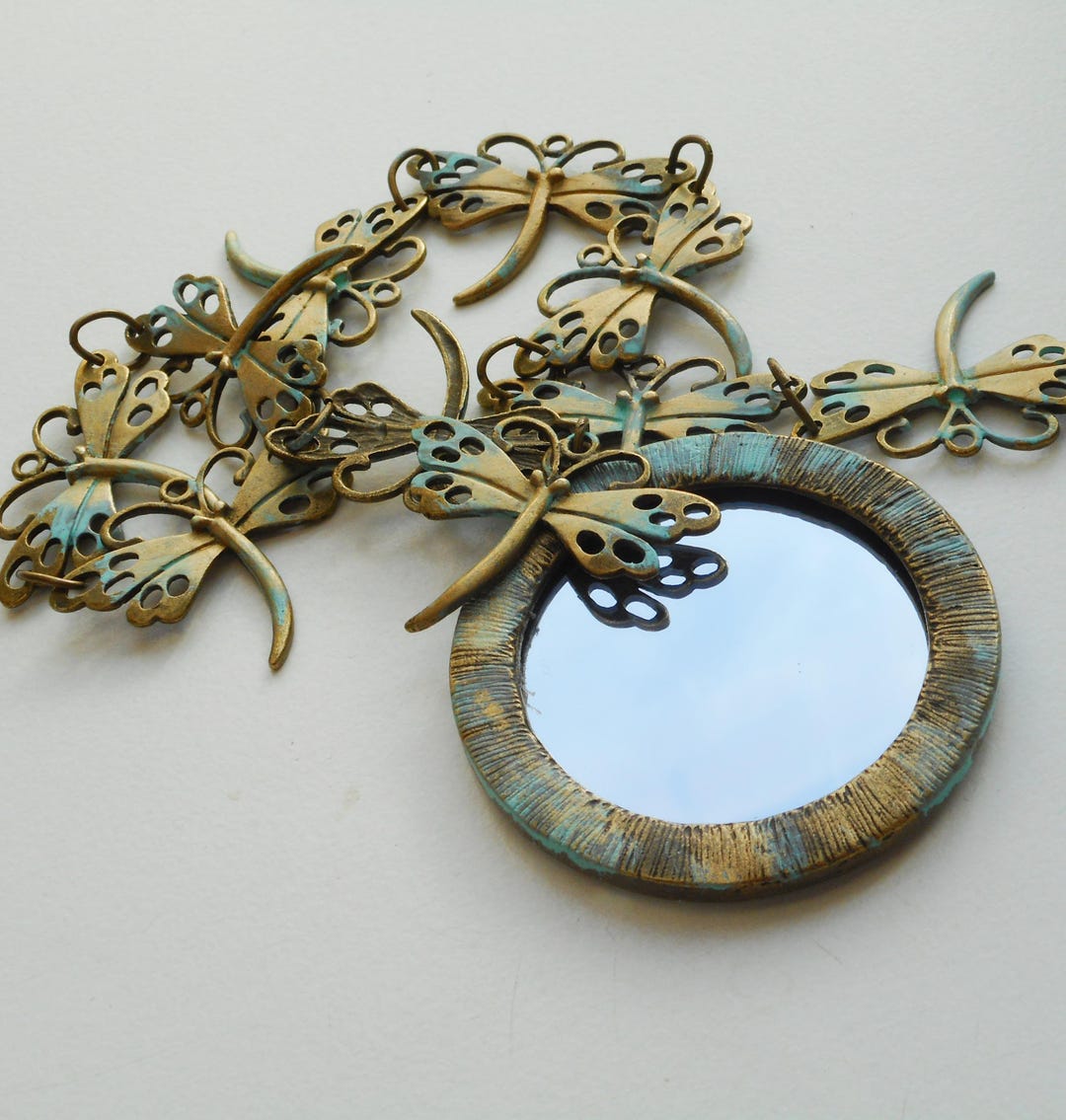 Suncatcher Mirror Dragonflies for Your Garden Patio Porch or Balcony ...