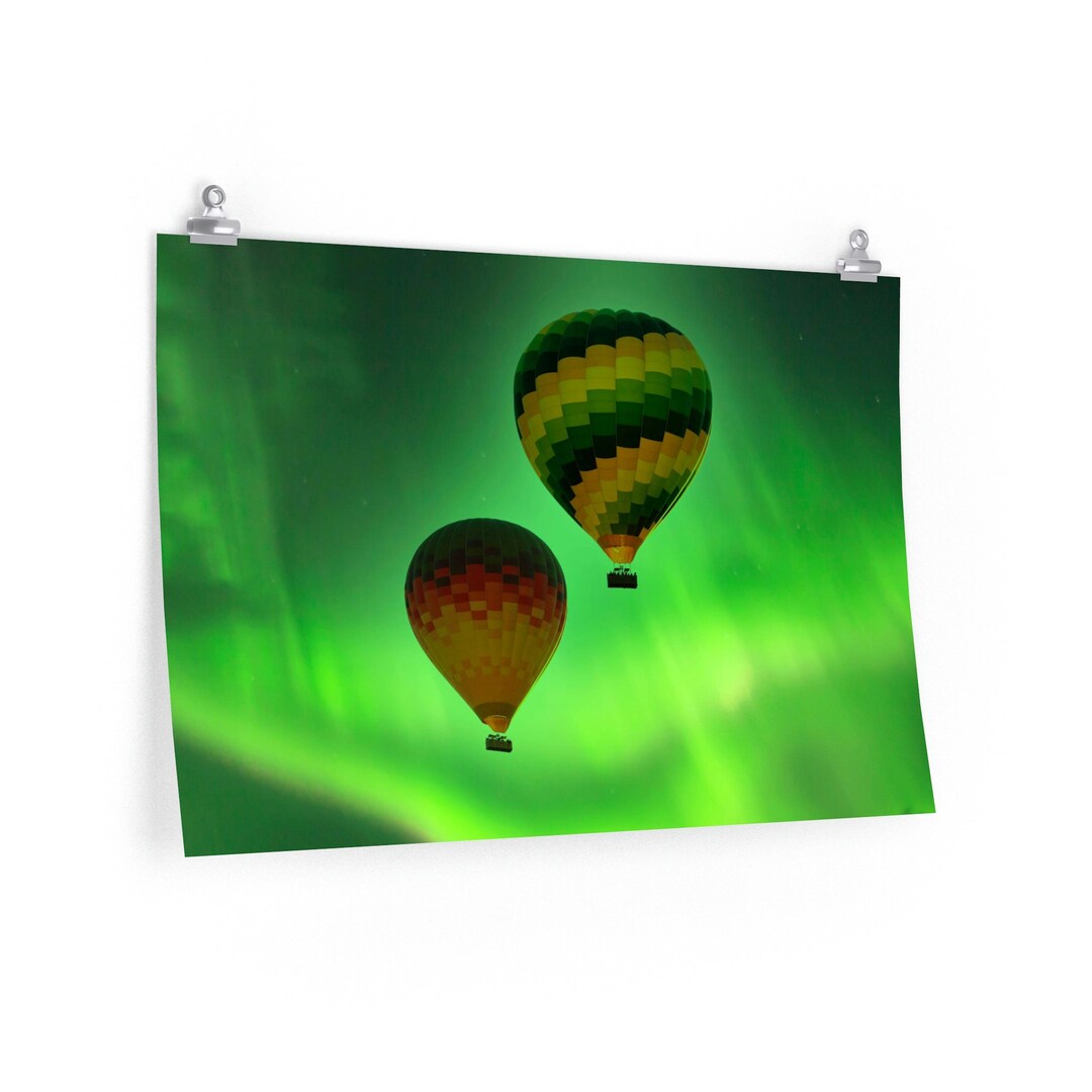 Photography Print, Hot Air Balloons Poster Print, Wall Art, Modern Boho ...
